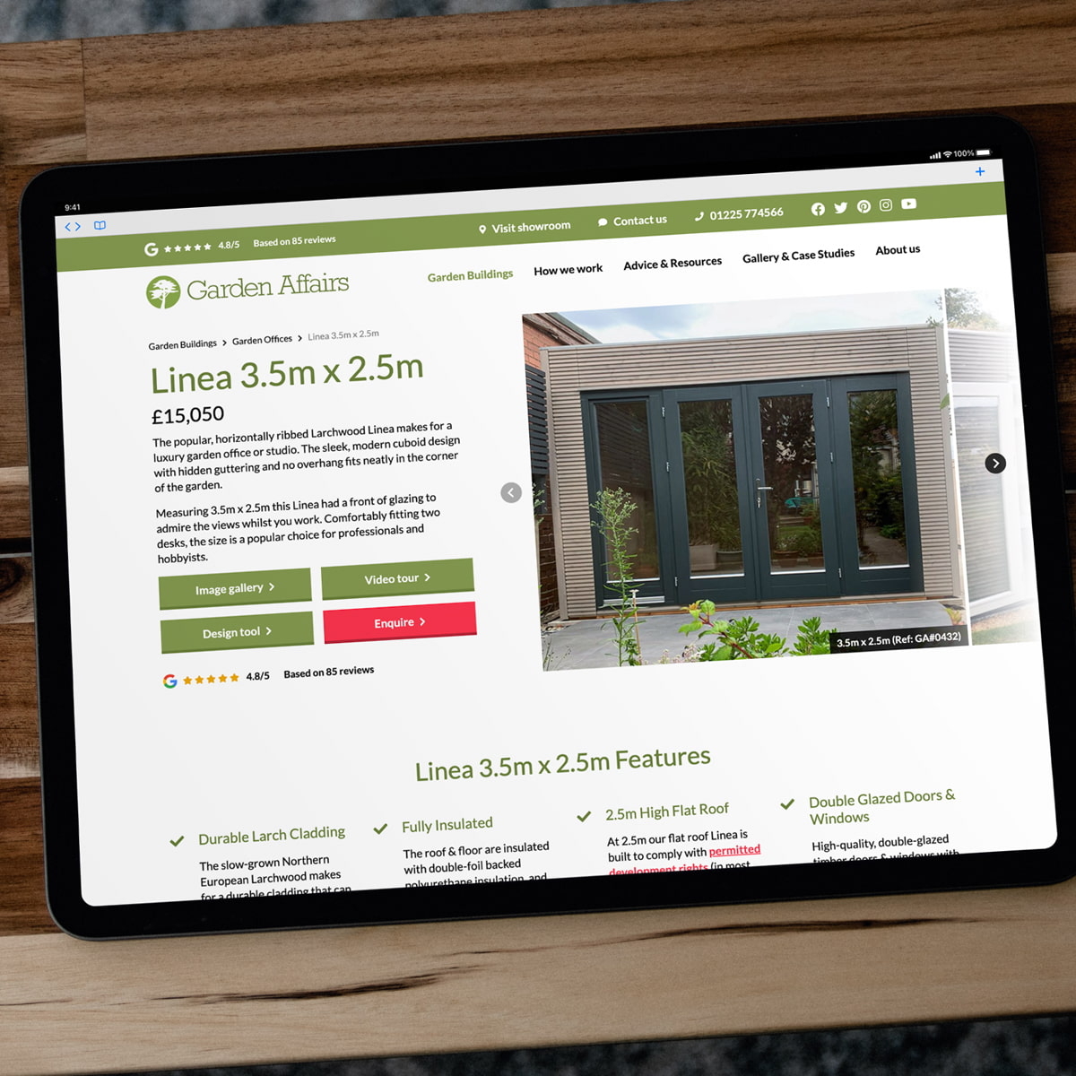 Website design for Garden Affairs