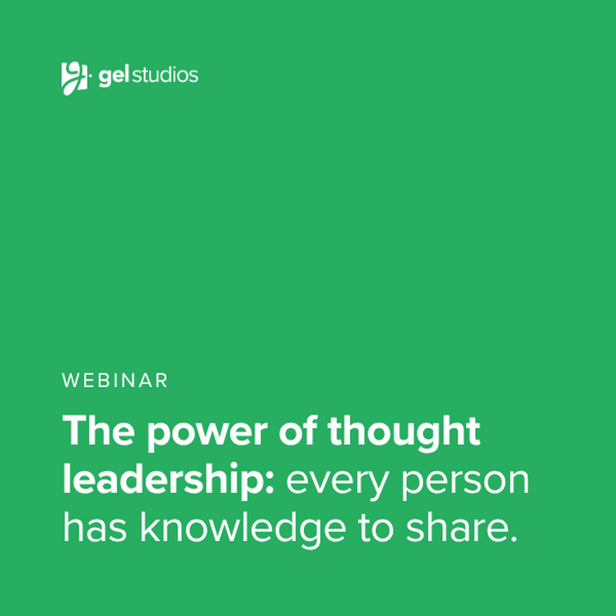 The Power Of Thought Leadership: Every Person Has Knowledge To Share